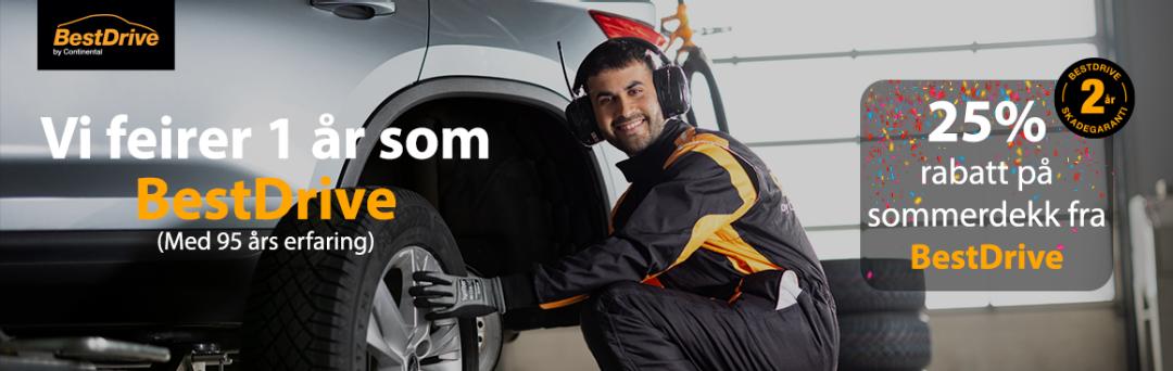 Dekk til gode priser hos BestDrive - Bestill på nett